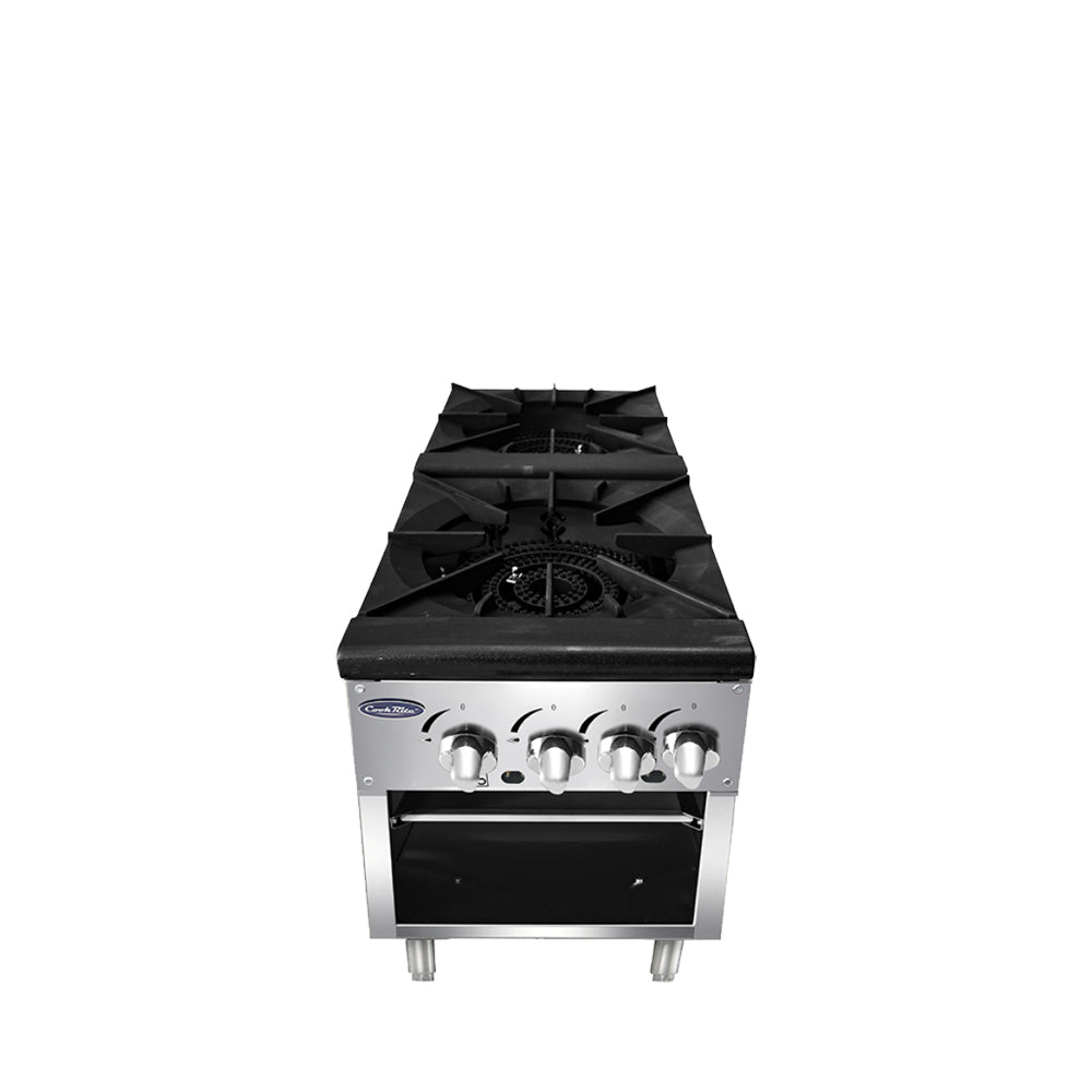 Atosa ATSP-18-2 Natural Gas/Propane Double Burner Stock Pot Range ...