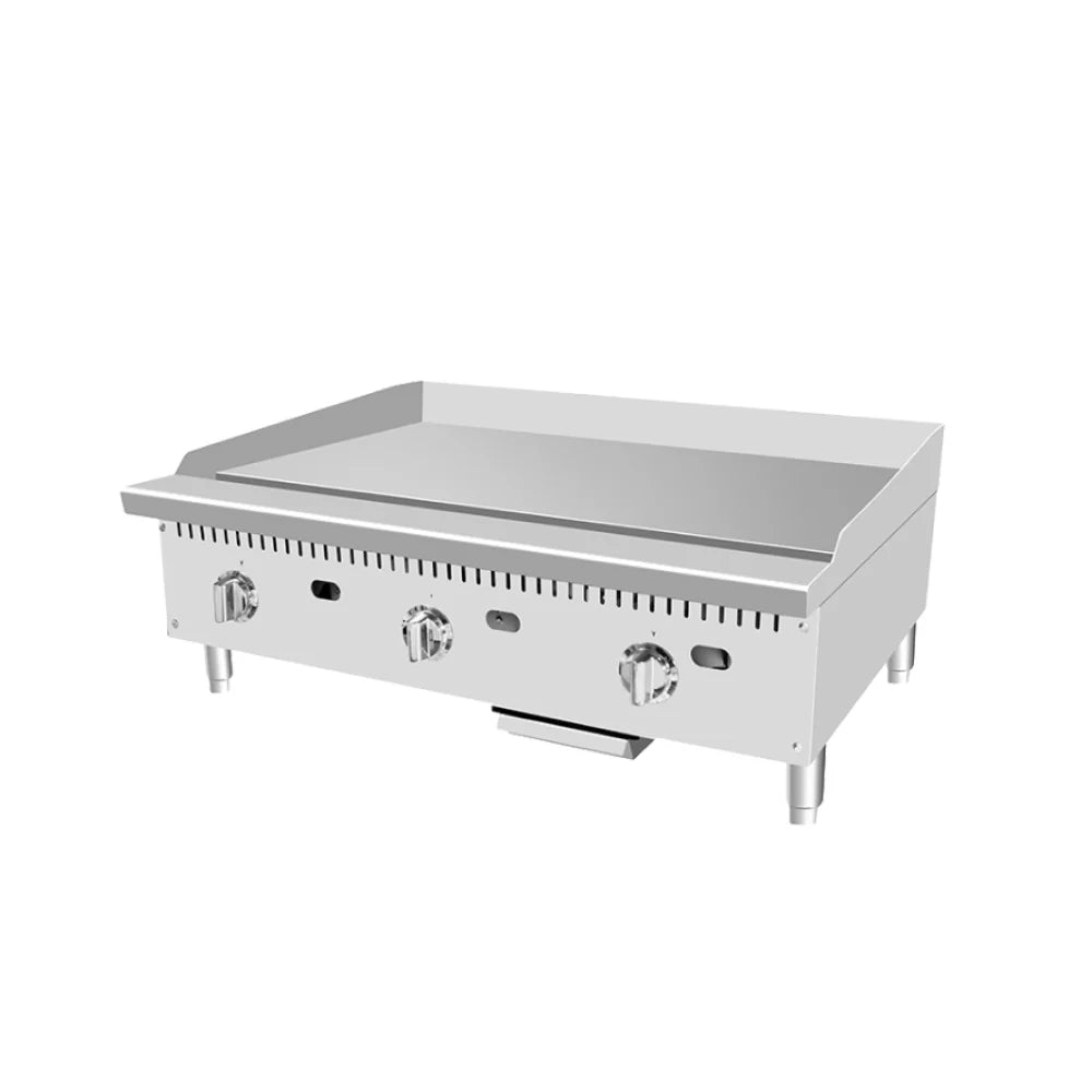Atosa ATTG-36 36" Heavy-Duty Natural Gas/Propane Thermostatic Griddle ...