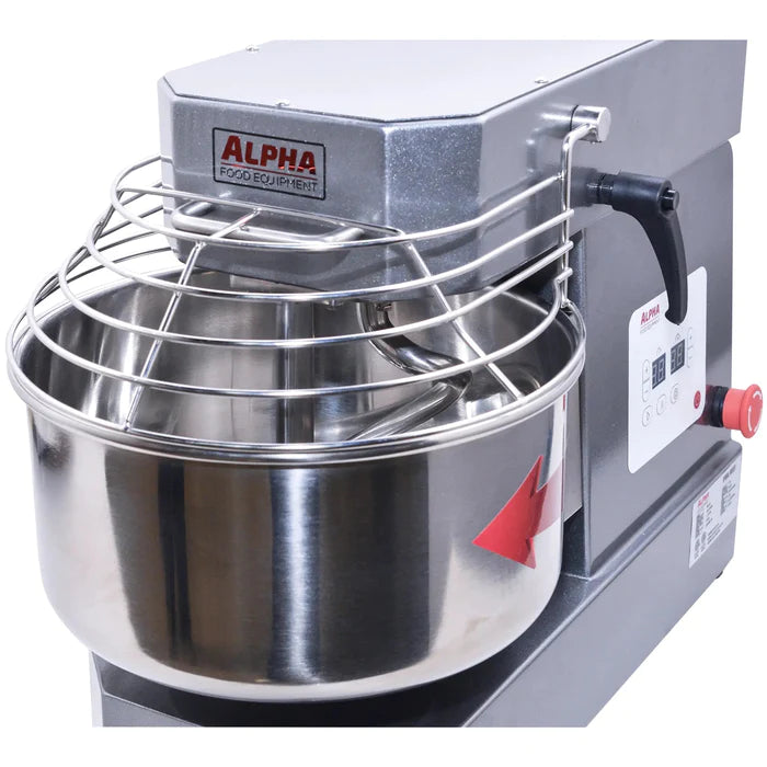 Alpha AVS-10T Commercial 10Qt Capacity Ten Speed Tilting Spiral Mixer ...