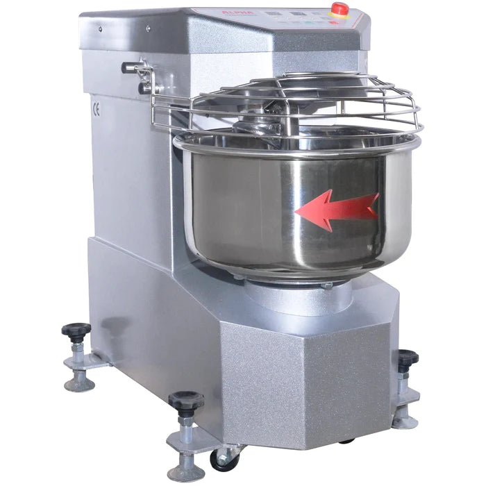 Alpha AVS-20 Commercial 20Qt Capacity Ten Speed Spiral Mixer- 120V ...
