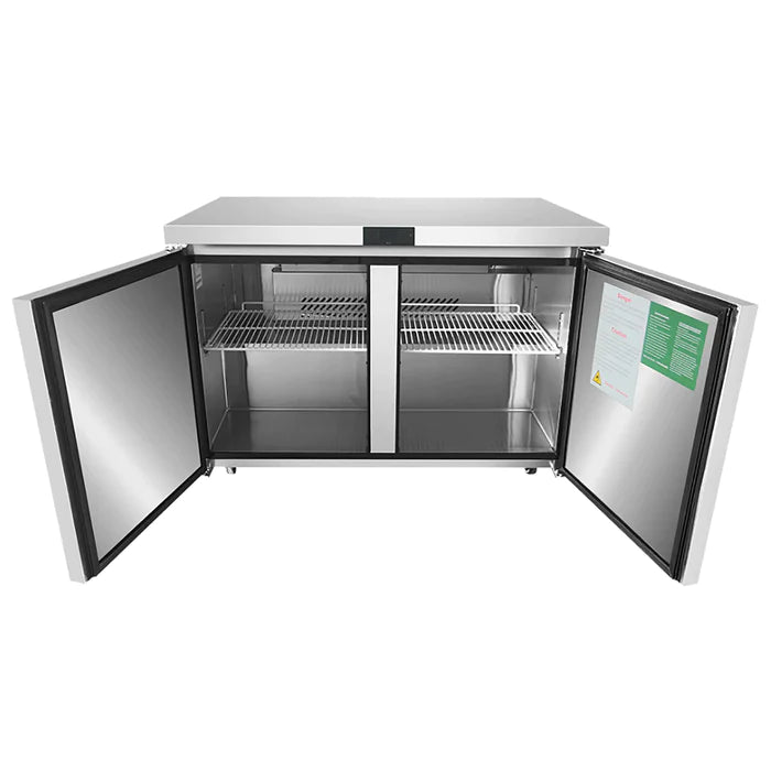 Atosa MGF8403GR Double Door 60" Undercounter Refrigerated Work Table ...