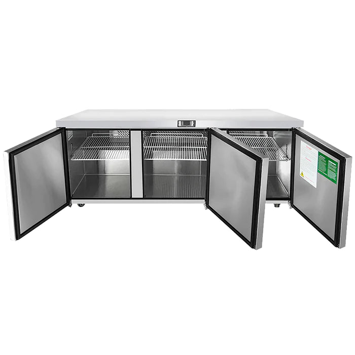 Atosa Triple Door 72" Undercounter Refrigerated Work Table – Maple Leaf ...