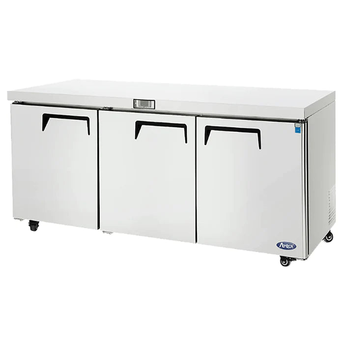 Atosa Triple Door 72" Undercounter Refrigerated Work Table – Maple Leaf ...