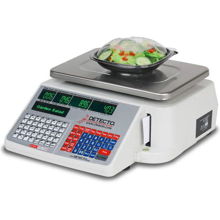 Detecto DL Series Price Computing Scale with Built-in Printer - Variou ...
