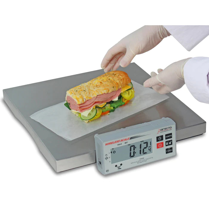 Detecto PZ Series Wireless Portioning Ingredient Scale - 30LB & 60LB C ...