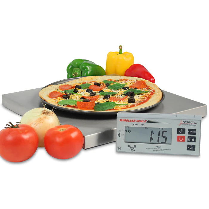 Detecto PZ Series Wireless Portioning Ingredient Scale - 30LB & 60LB C ...