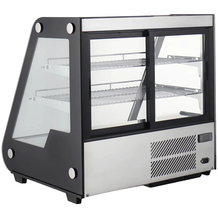 Nordic Air NACP-27 Counter Top 28" Angled Glass Refrigerated Pastry Di ...