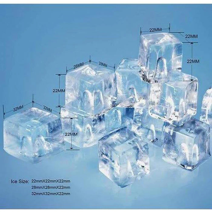 Nordic Air NIM-120C Ice Machine, Cube Shaped Ice - 120LB/24HRS, 40LBS ...