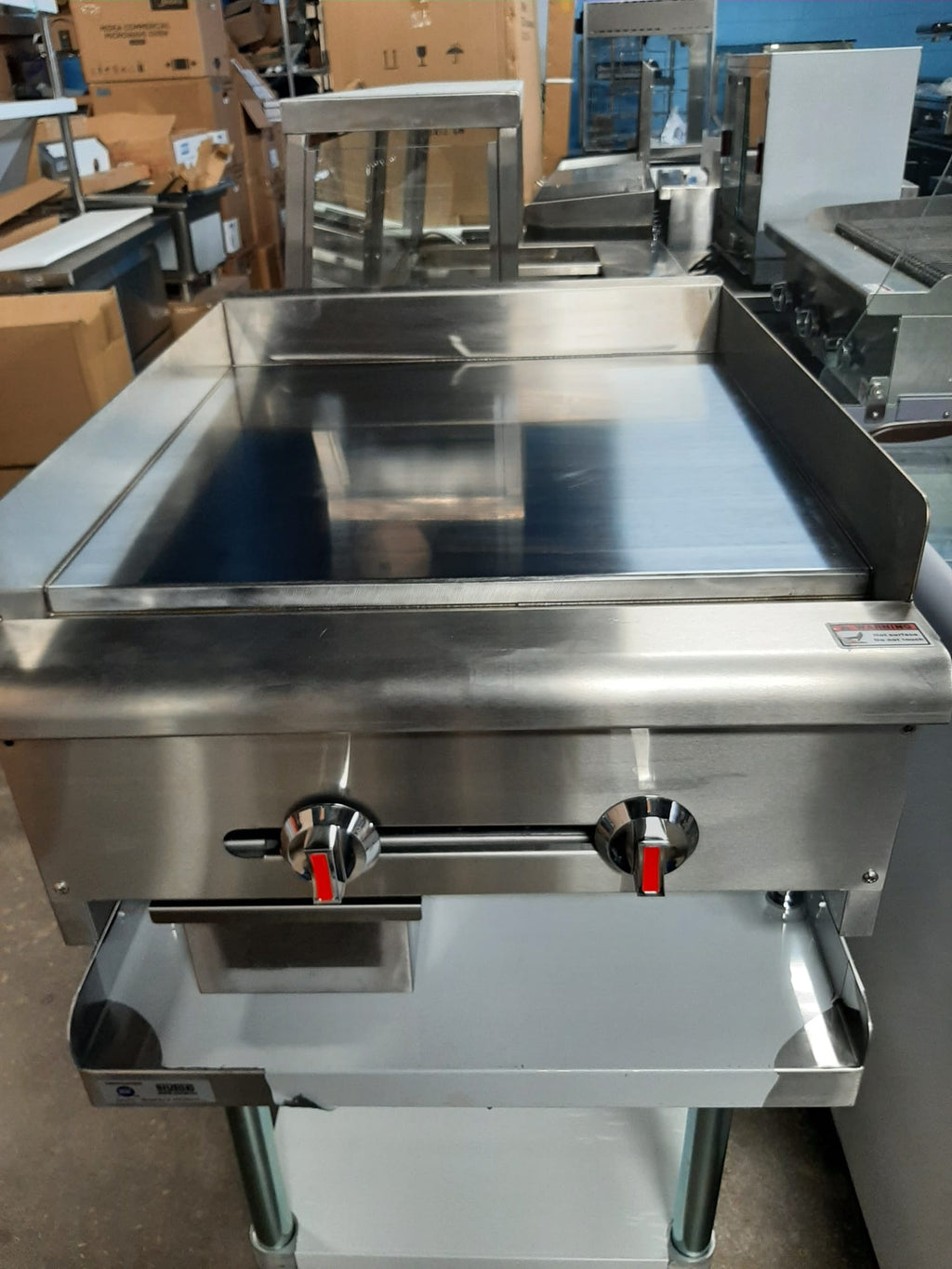 Maple Leaf Heavy Duty Natural Gas/Propane Chrome Plated 24" Wide x 24 ...